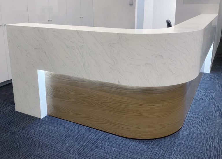 The Beauty of Marblo Solid Surface Reception Desks: Make a Statement ...
